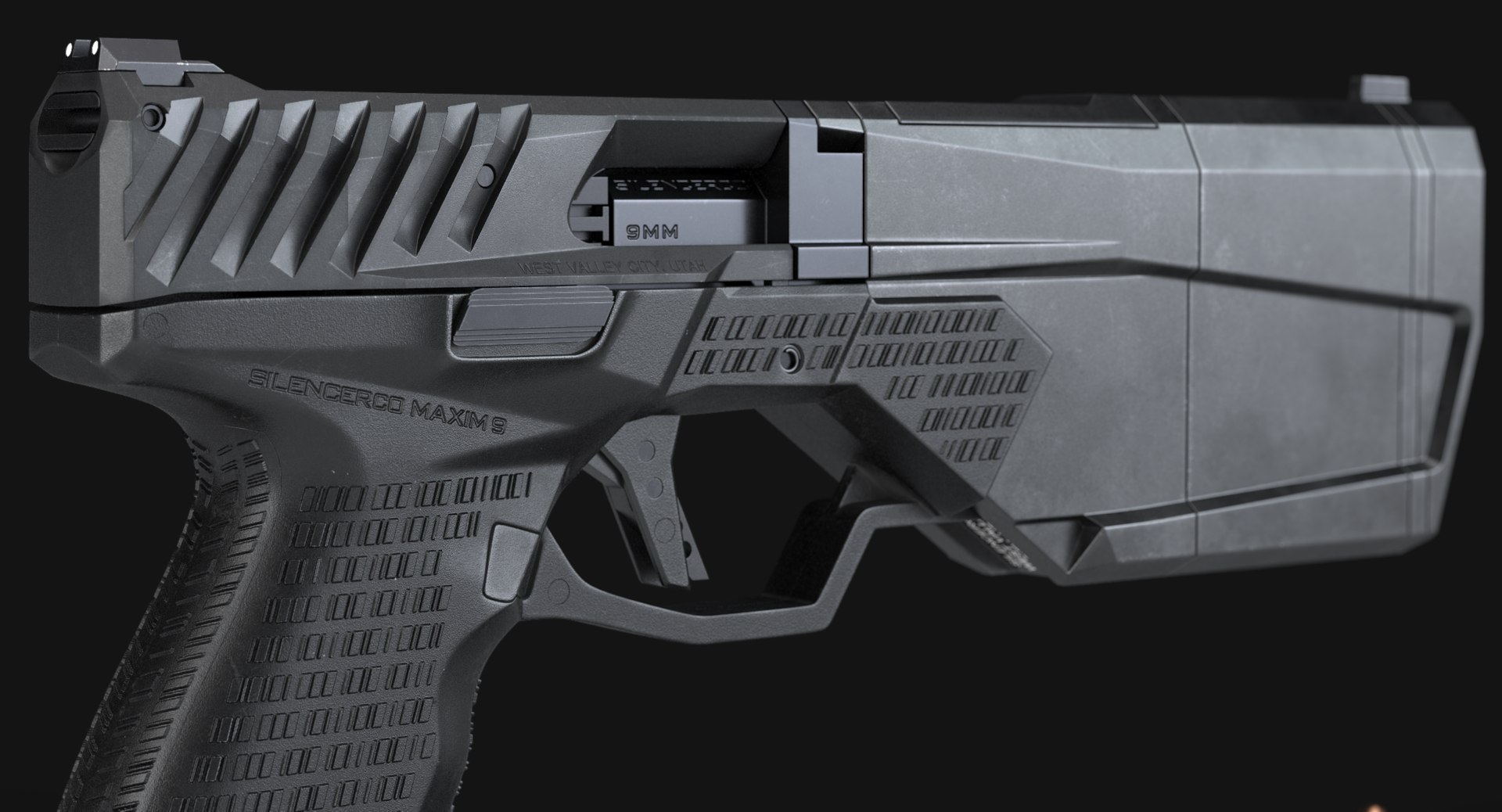 Silencerco Maxim 9 Model - TurboSquid 1228320