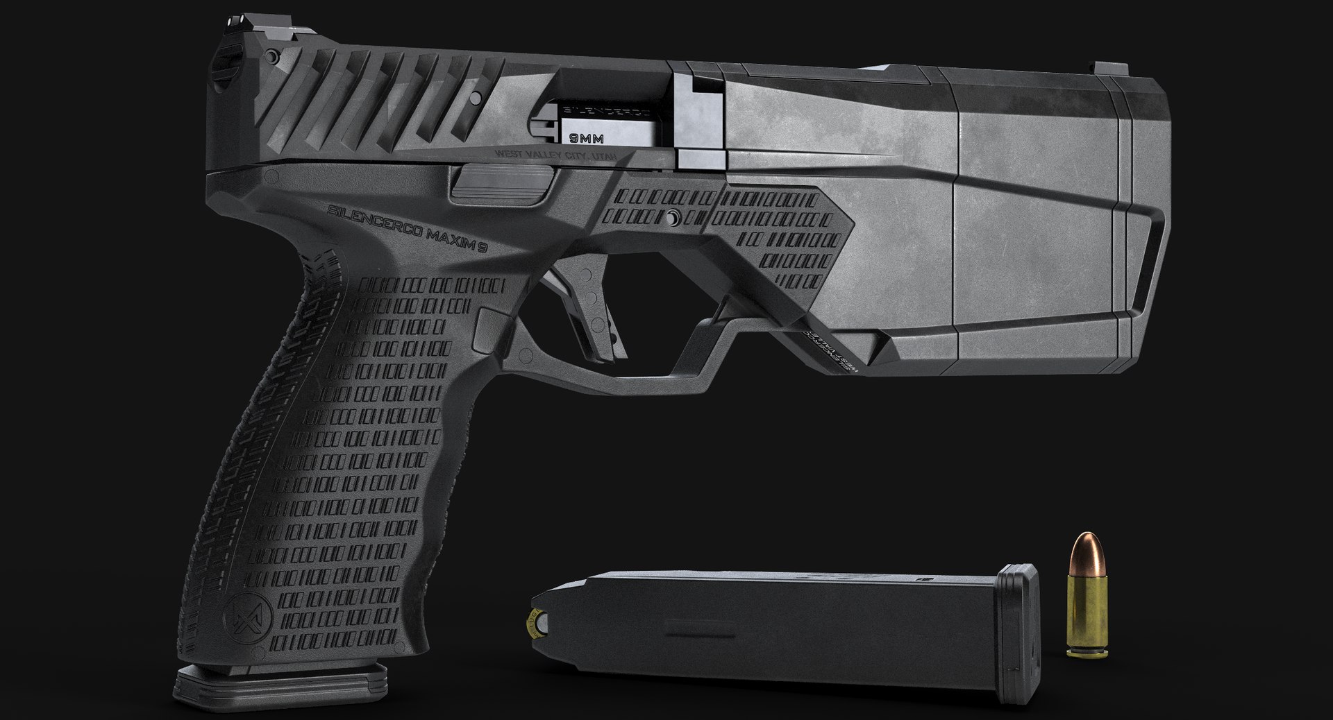 Silencerco Maxim 9 Model - TurboSquid 1228320