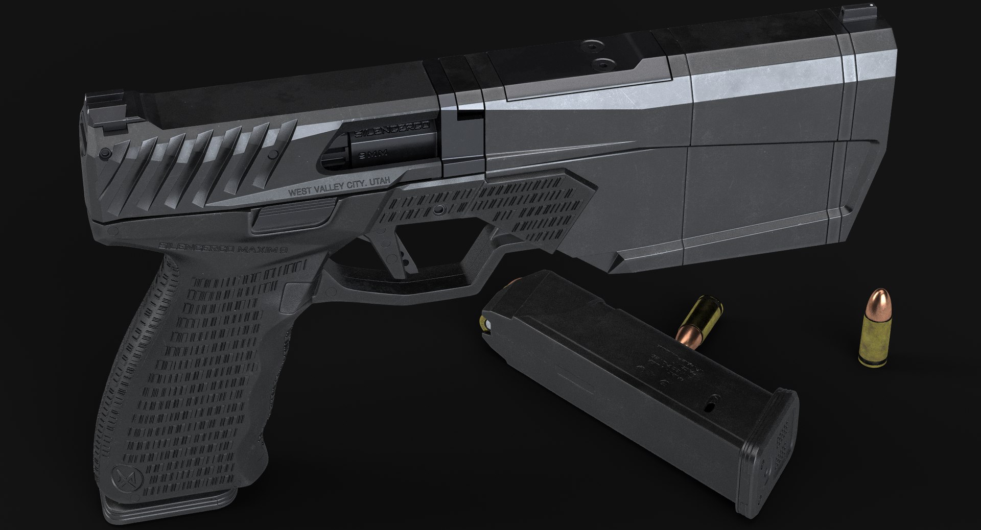 Silencerco Maxim 9 Model - TurboSquid 1228320