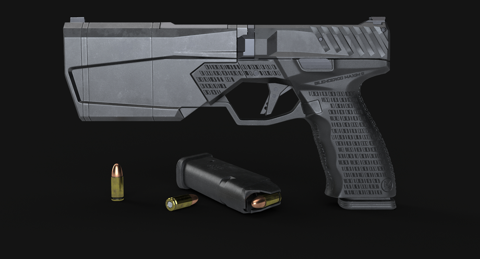 Silencerco Maxim 9 Model - TurboSquid 1228320