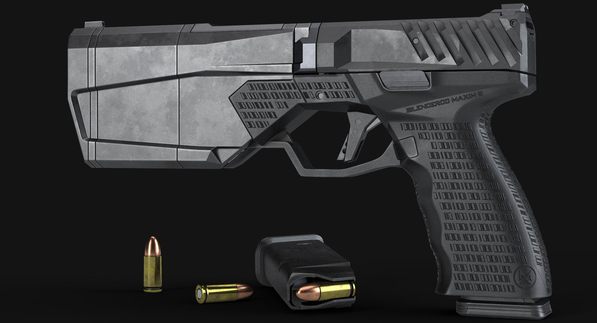 Silencerco Maxim 9 Model - TurboSquid 1228320