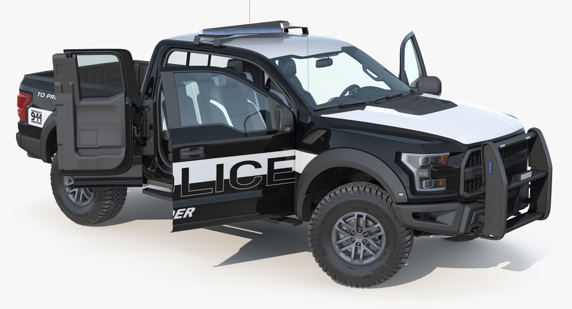F150 Raptor Police Interceptor 3D Model - TurboSquid 1242846