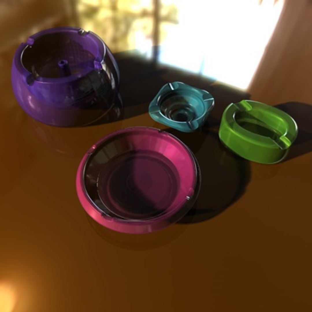 3d Ashtray