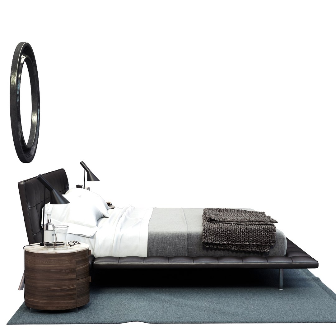 3d Model Poliform Onda Bed