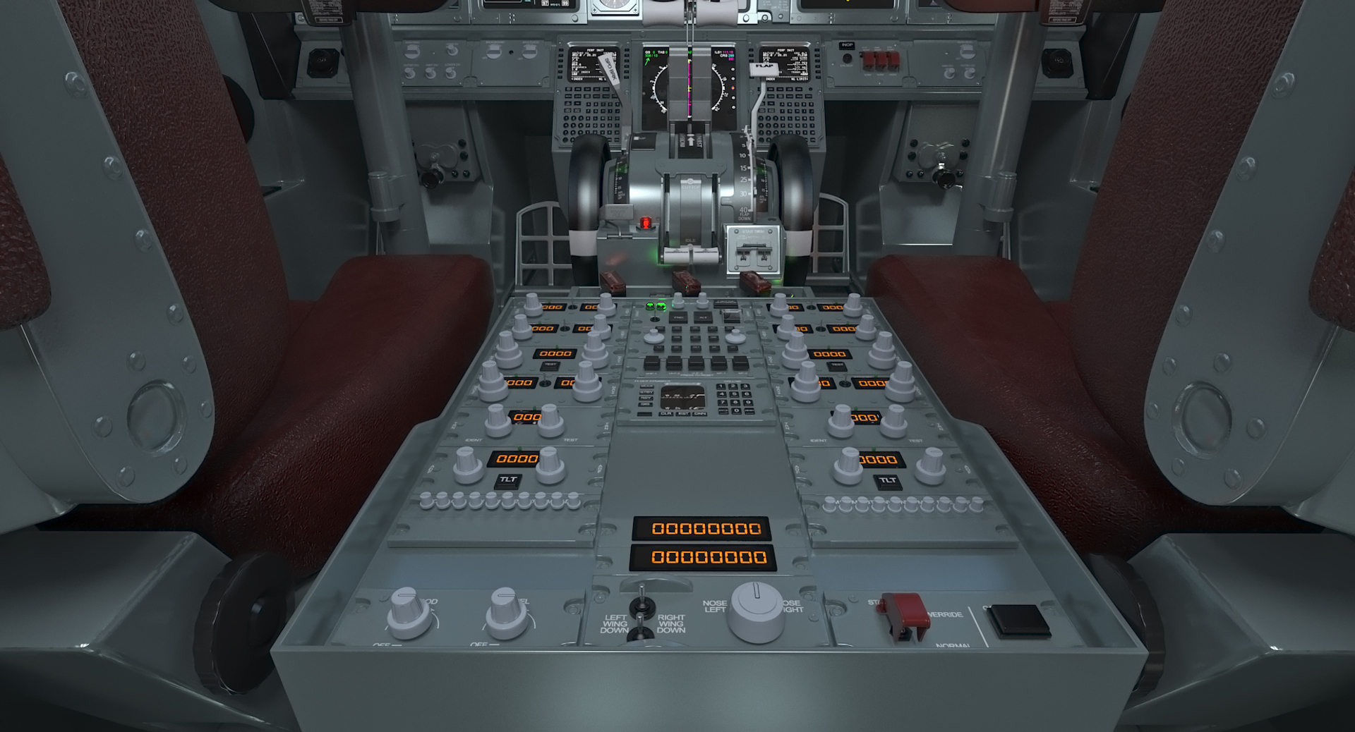 Boeing 737 cockpit 3D model - TurboSquid 1188630