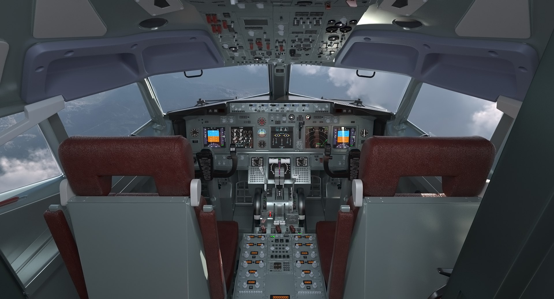 Boeing 737 Cockpit 3D Model - TurboSquid 1188630