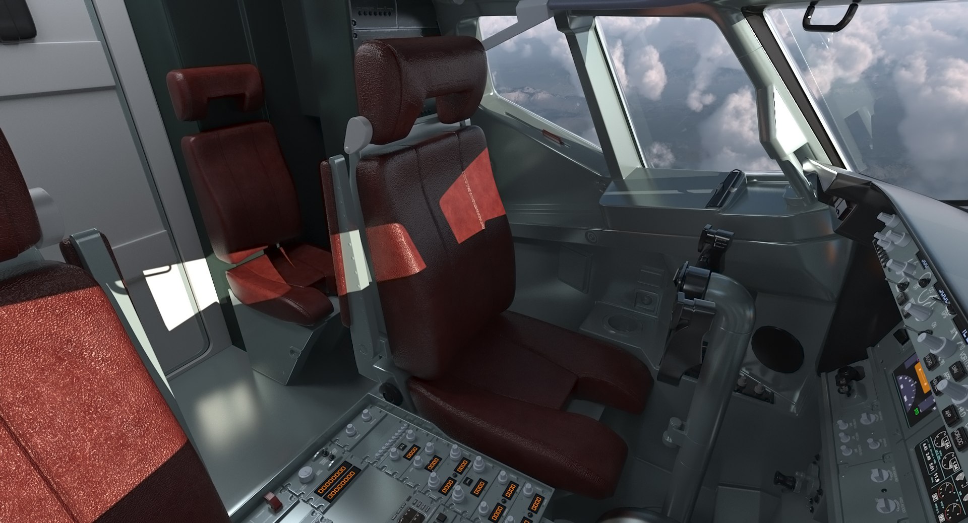 Boeing 737 Cockpit 3D Model - TurboSquid 1188630