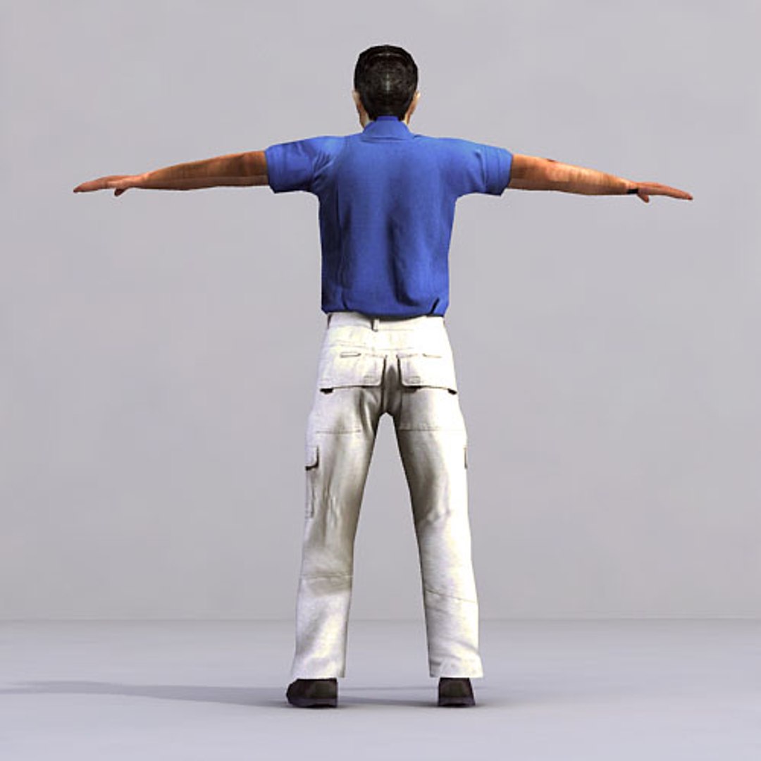3d model axyz rigged characters