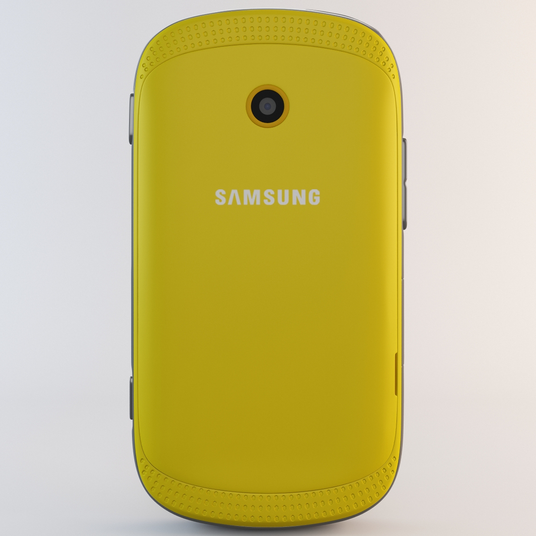 obj yellow samsung galaxy cellphone