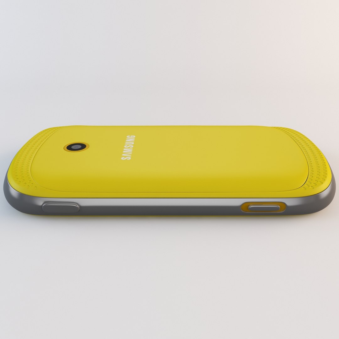 obj yellow samsung galaxy cellphone