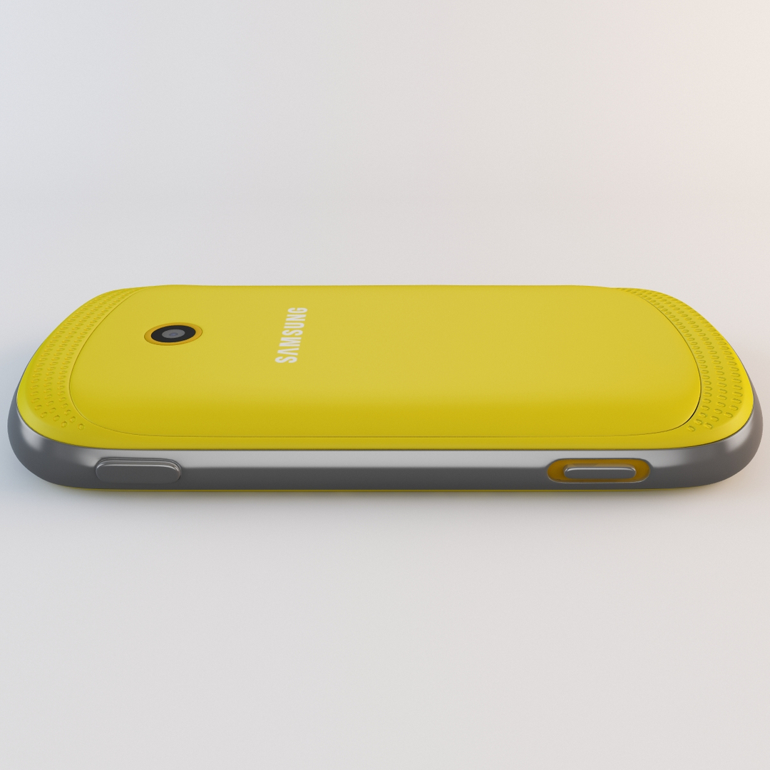 obj yellow samsung galaxy cellphone