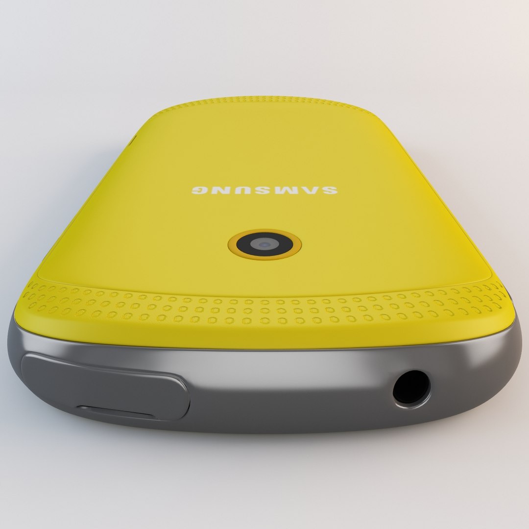 obj yellow samsung galaxy cellphone