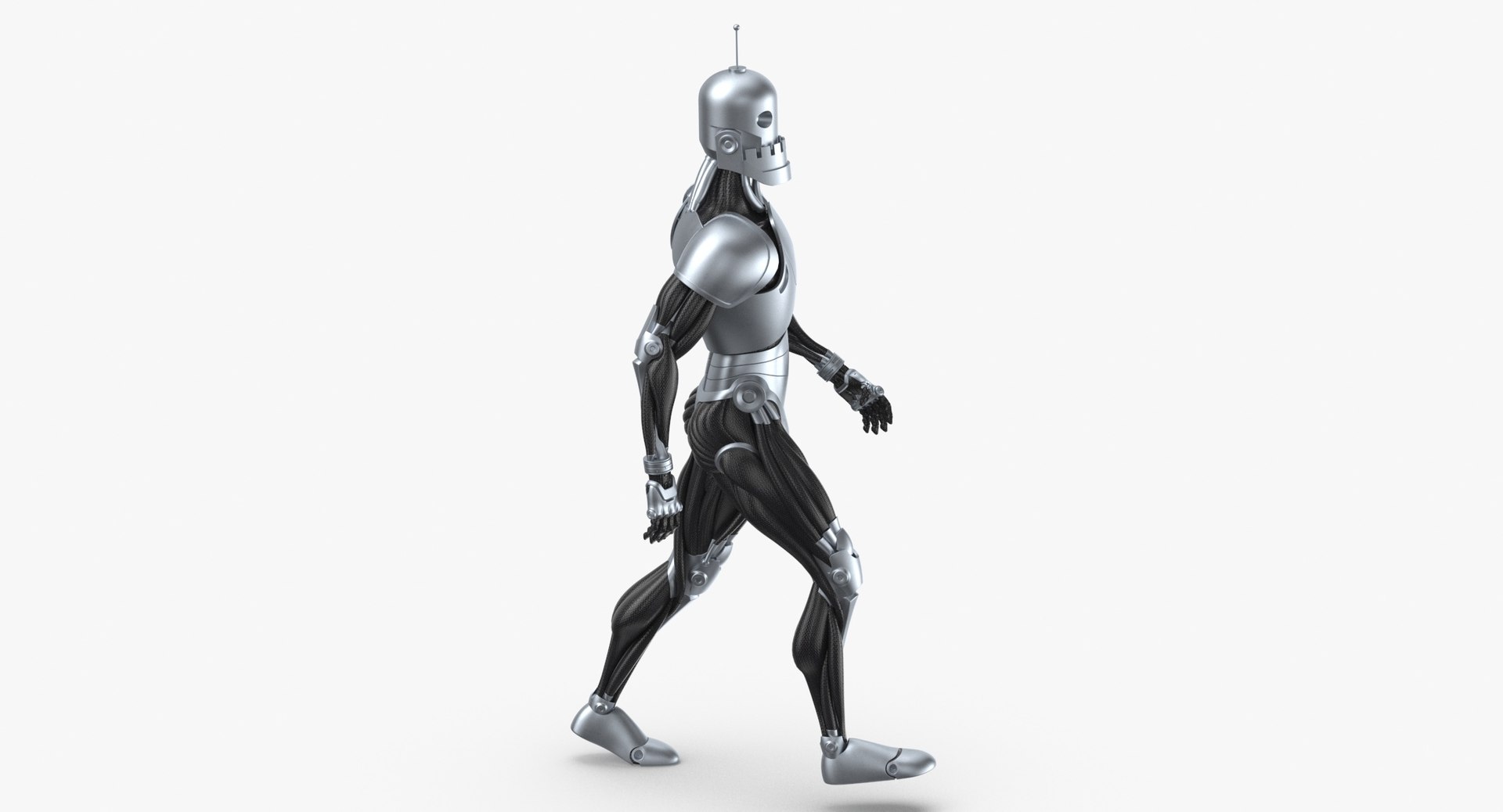 Robot 02 Walking 3D Model - TurboSquid 1502609