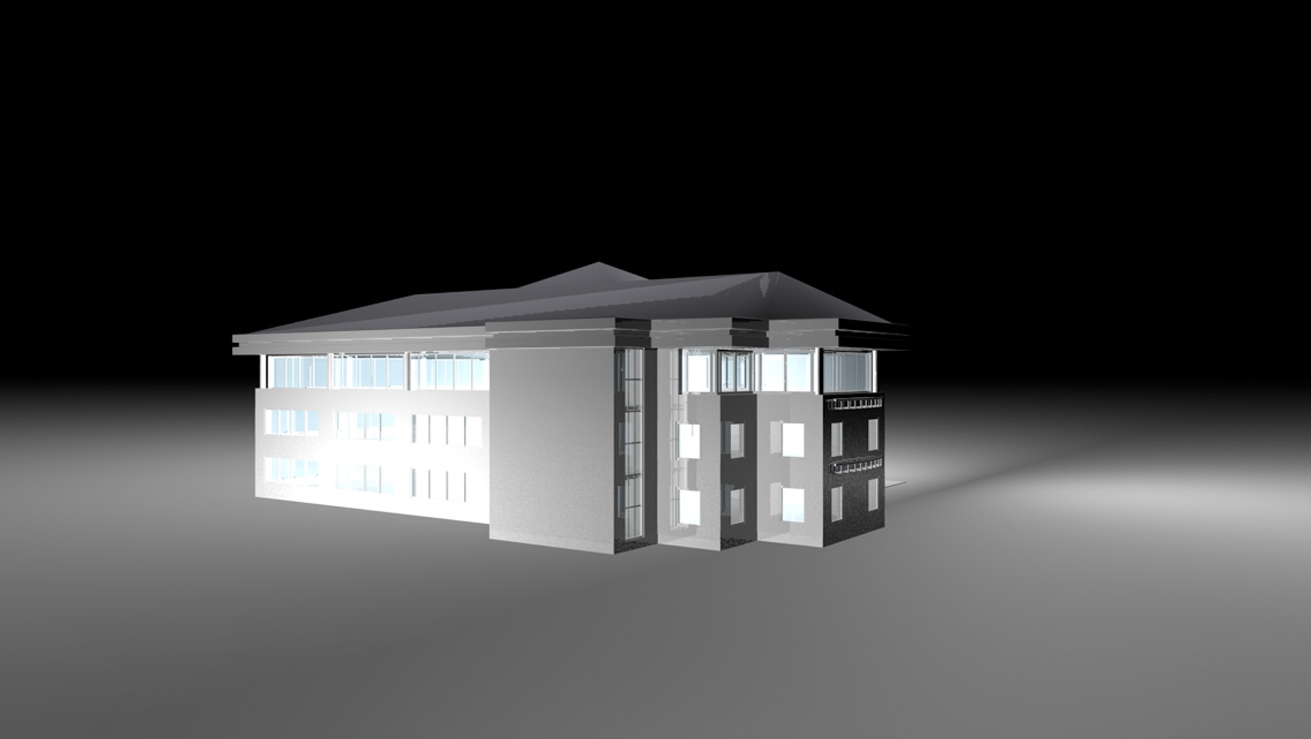 3d Model Corporate Building