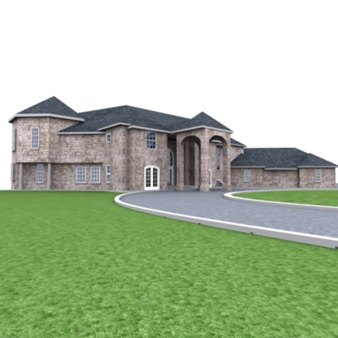 3d Fully House Model