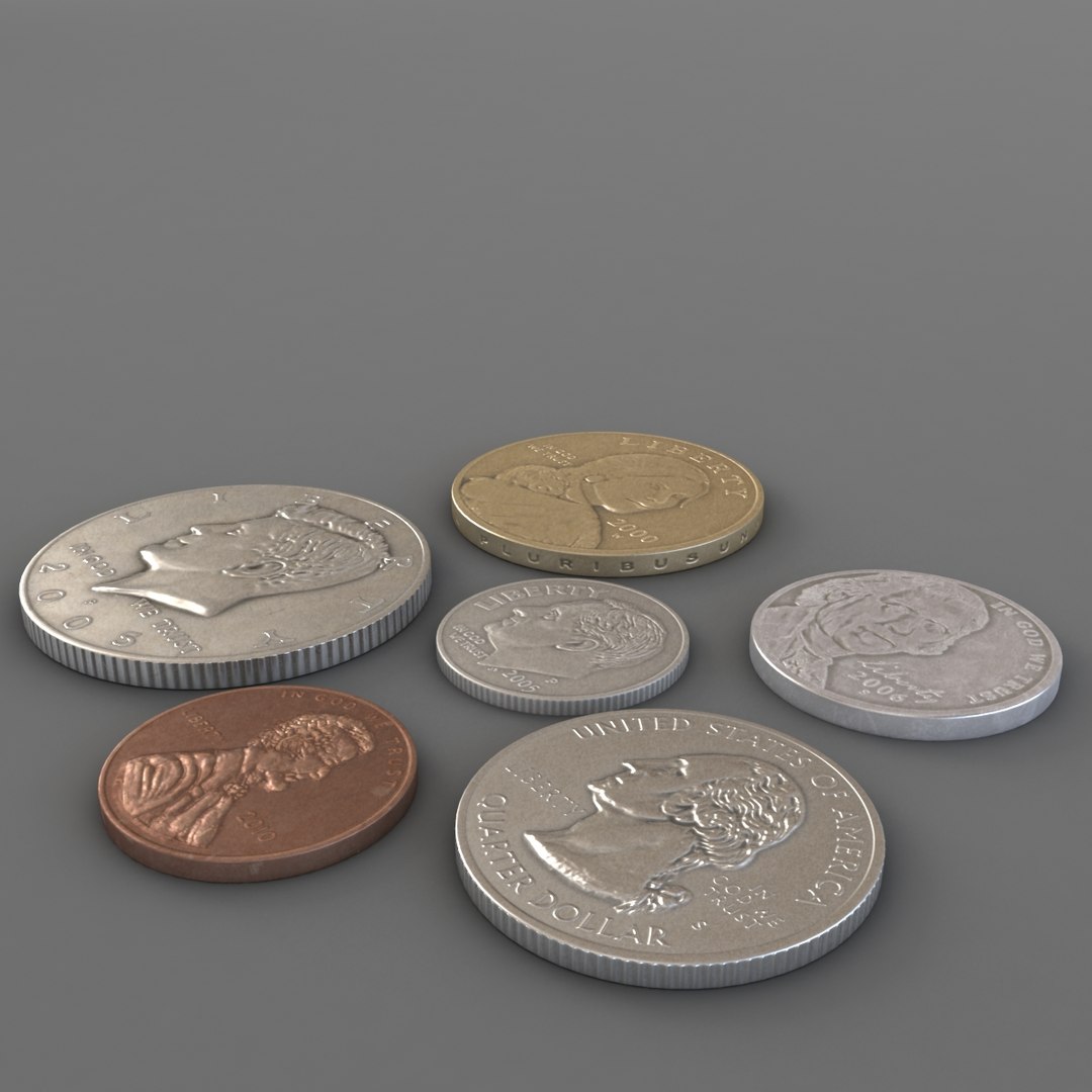 Coins United States 3d Model
