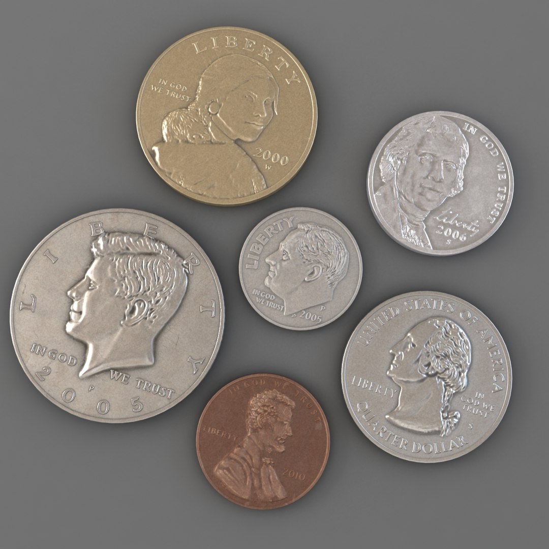 Coins United States 3d Model