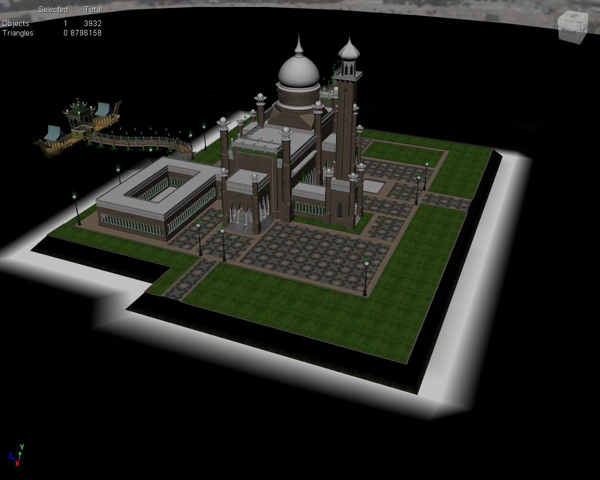 saifuddin masjid 3d model