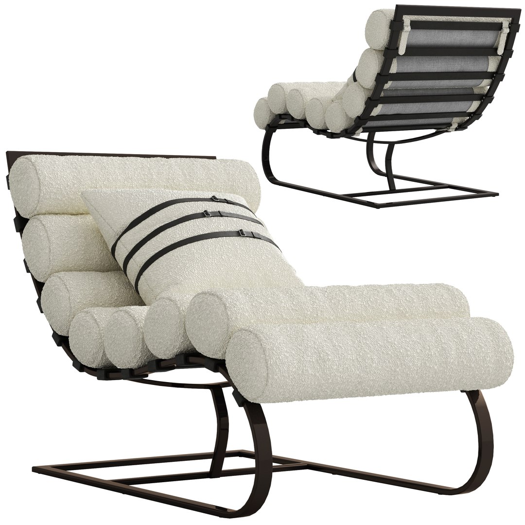 3D Coco Republic La Croix Chaise Model - TurboSquid 2166085
