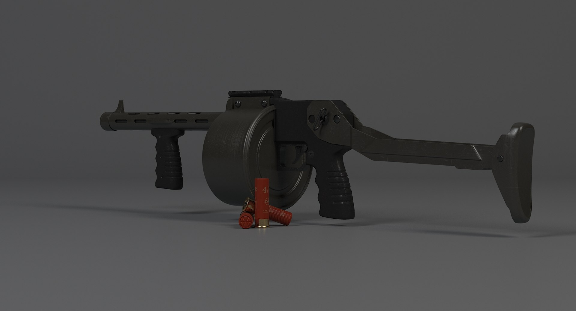 Shotgun Dao 12 3D - TurboSquid 1180873