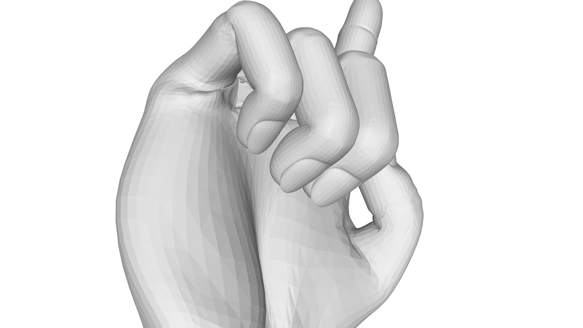 3D Realistic Hand Model Pose Gesture 9 - TurboSquid 1975503
