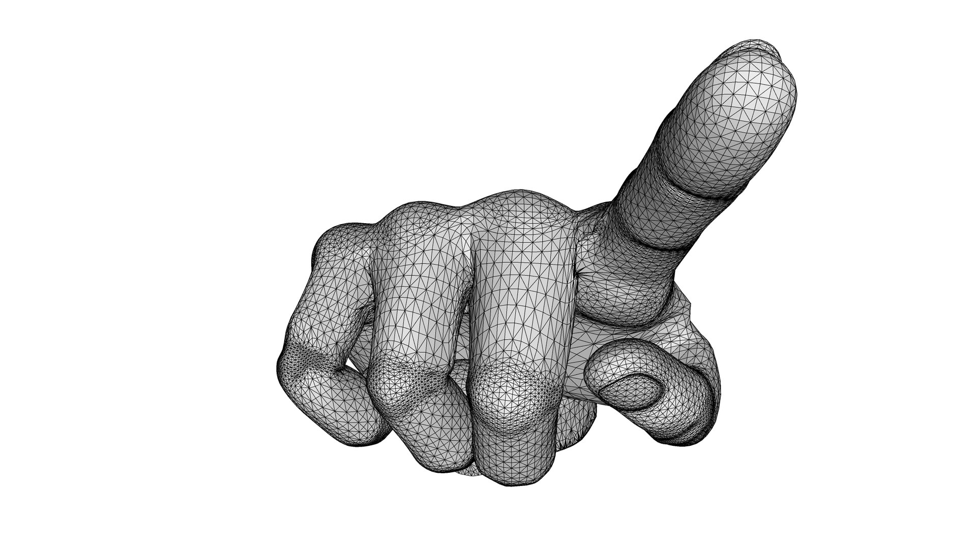 3D Realistic Hand Model Pose Gesture 9 - TurboSquid 1975503