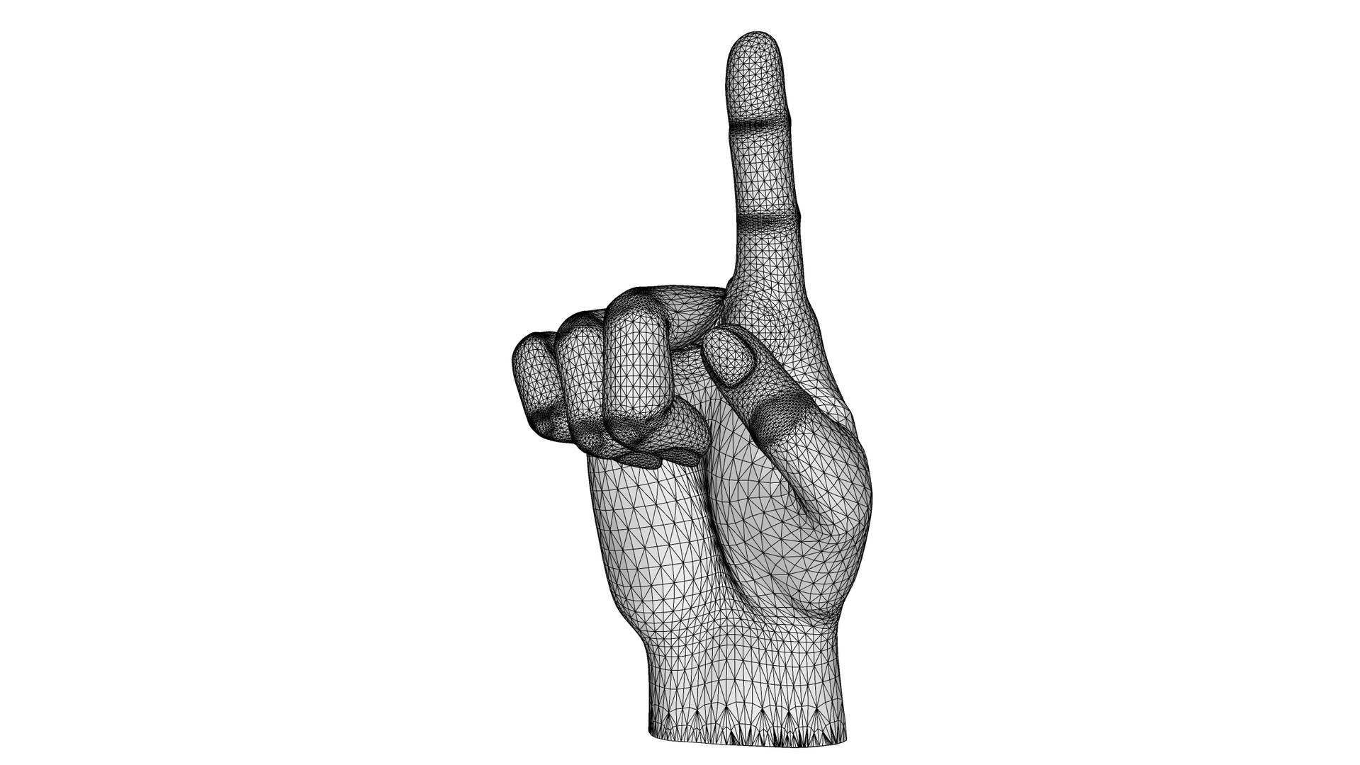 3D Realistic Hand Model Pose Gesture 9 - TurboSquid 1975503