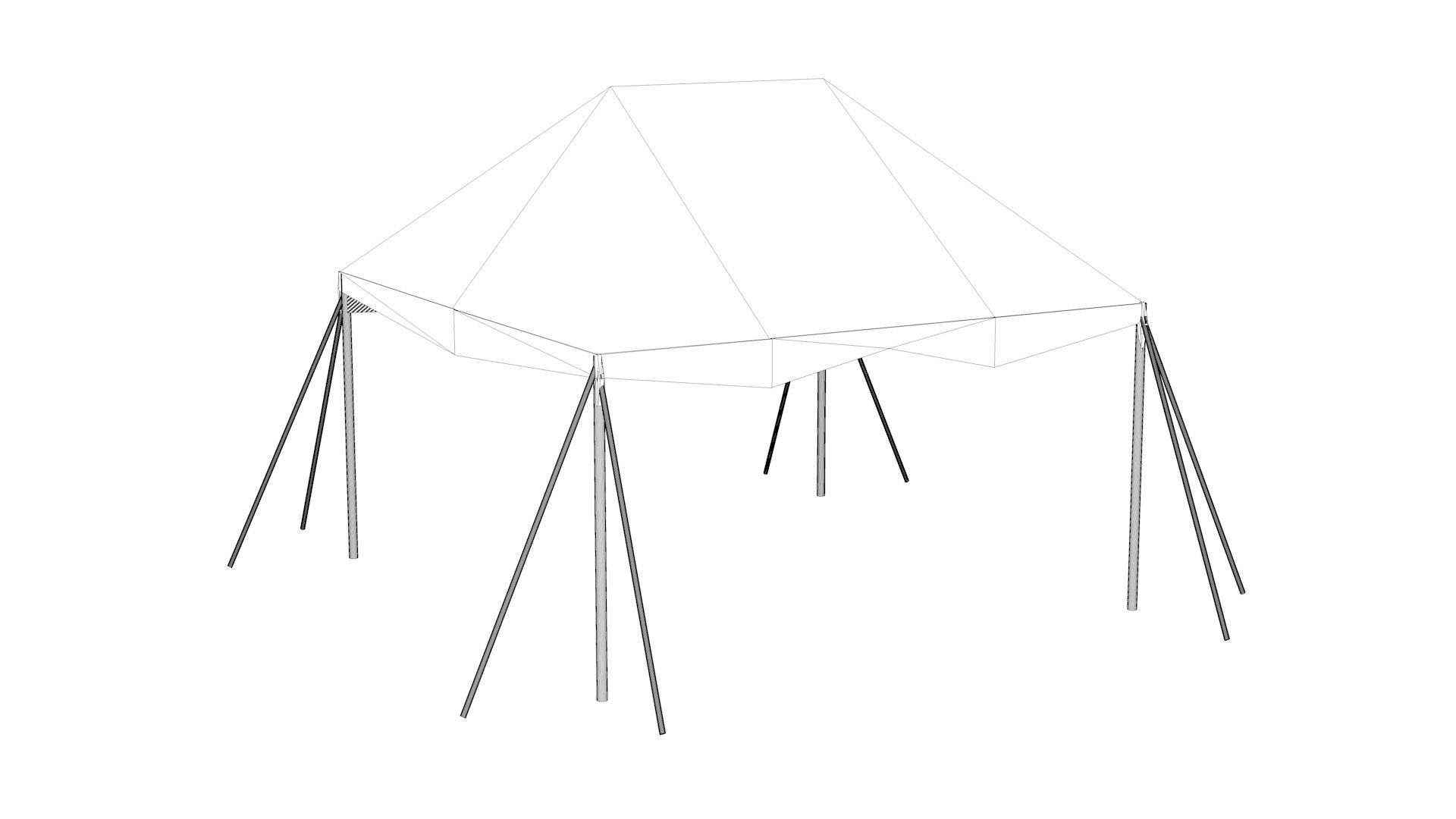 Tent 3D Model - TurboSquid 1948238