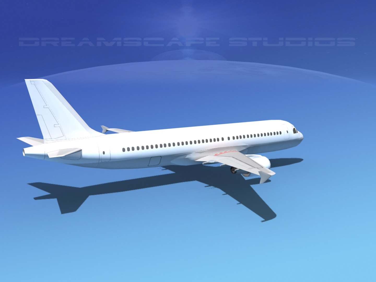 3d Max A320 Airbus