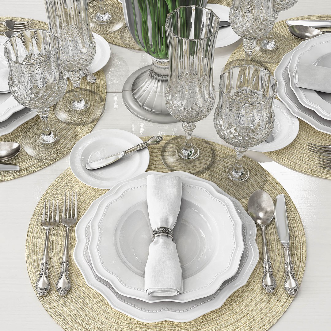 Classic Table Model - TurboSquid 1433972