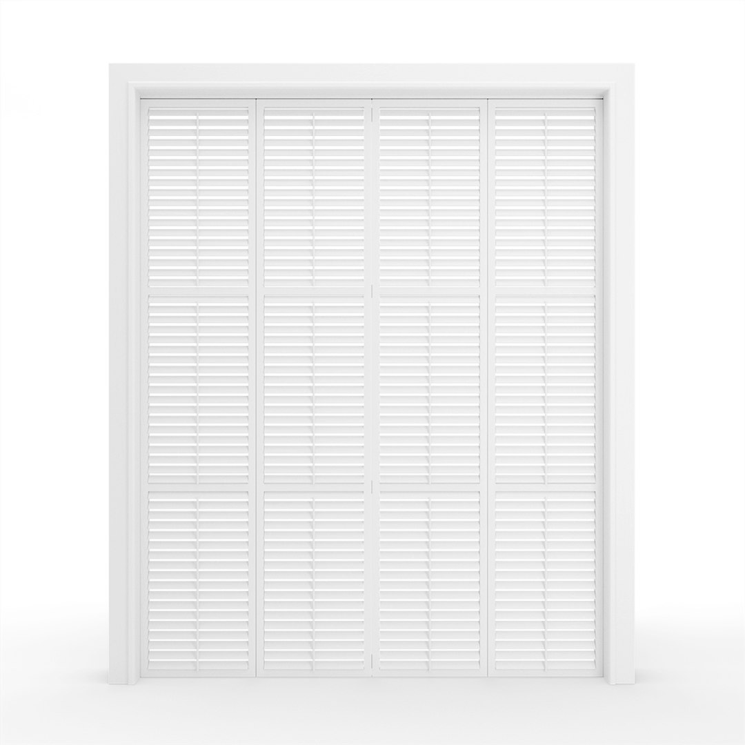 3D Interior Folding Shutter Door - TurboSquid 1589317