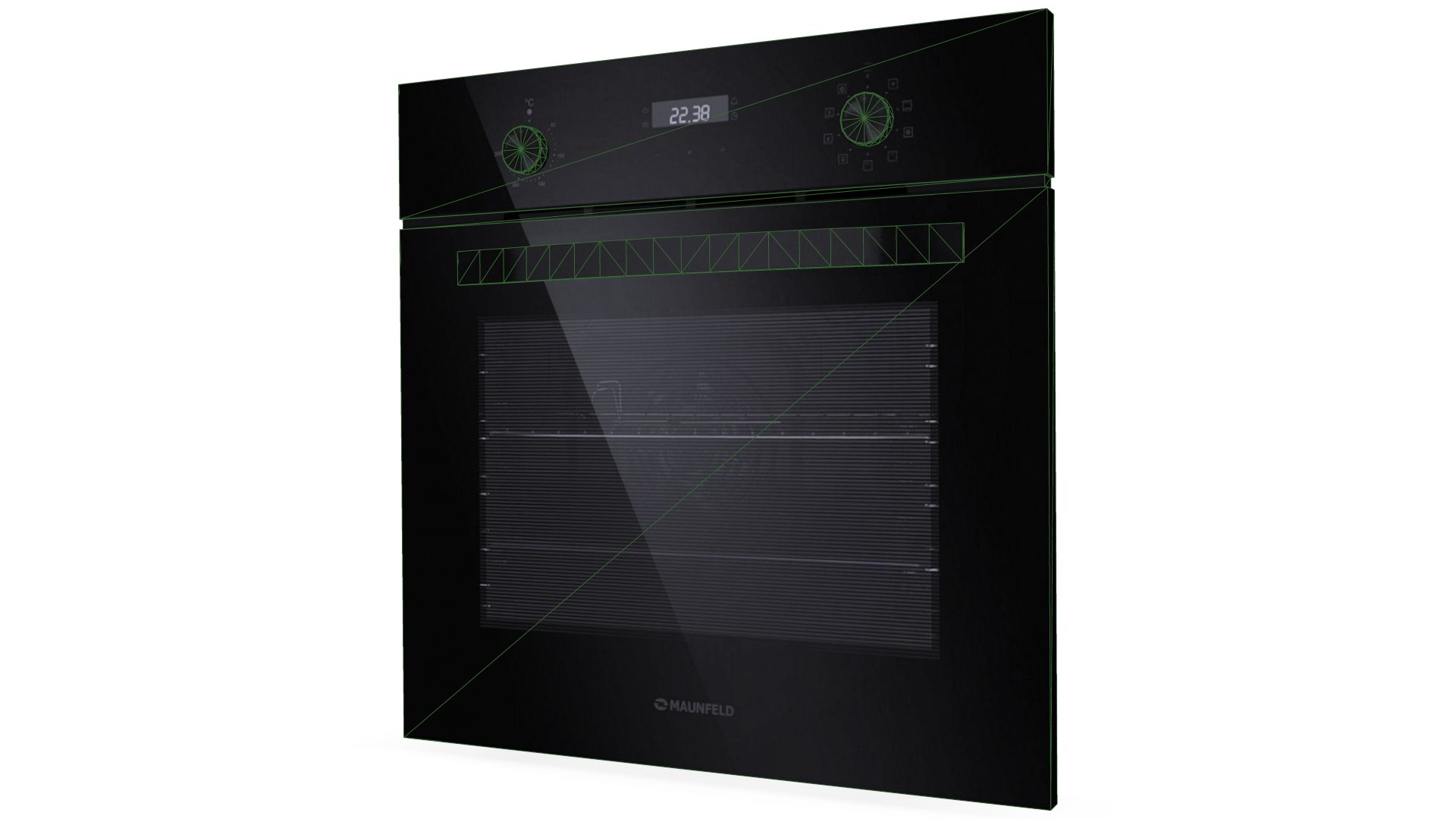 Wall Oven MAUNFELD EOEM 589B2 3D Model - TurboSquid 1897947