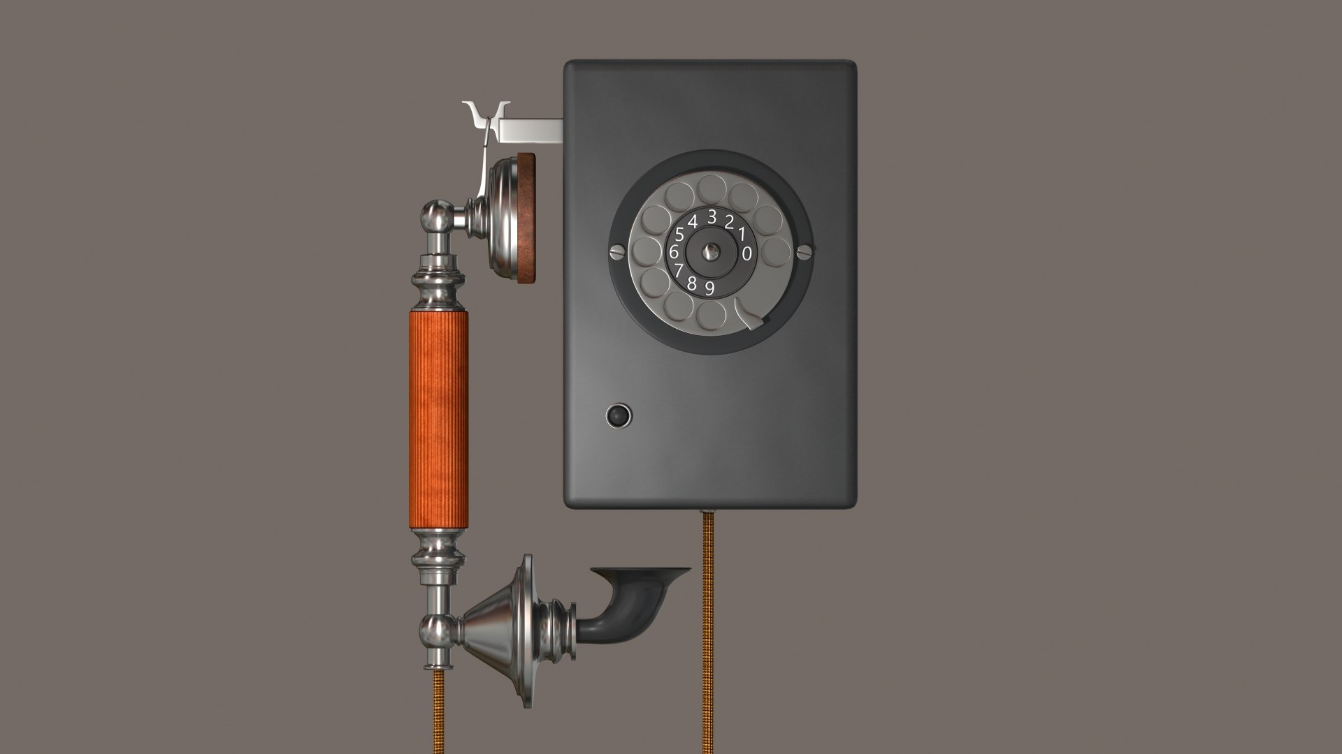 Old Telephone 3D Model - TurboSquid 1502210