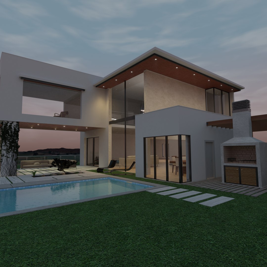 3D Model Modern Scene - TurboSquid 1634397