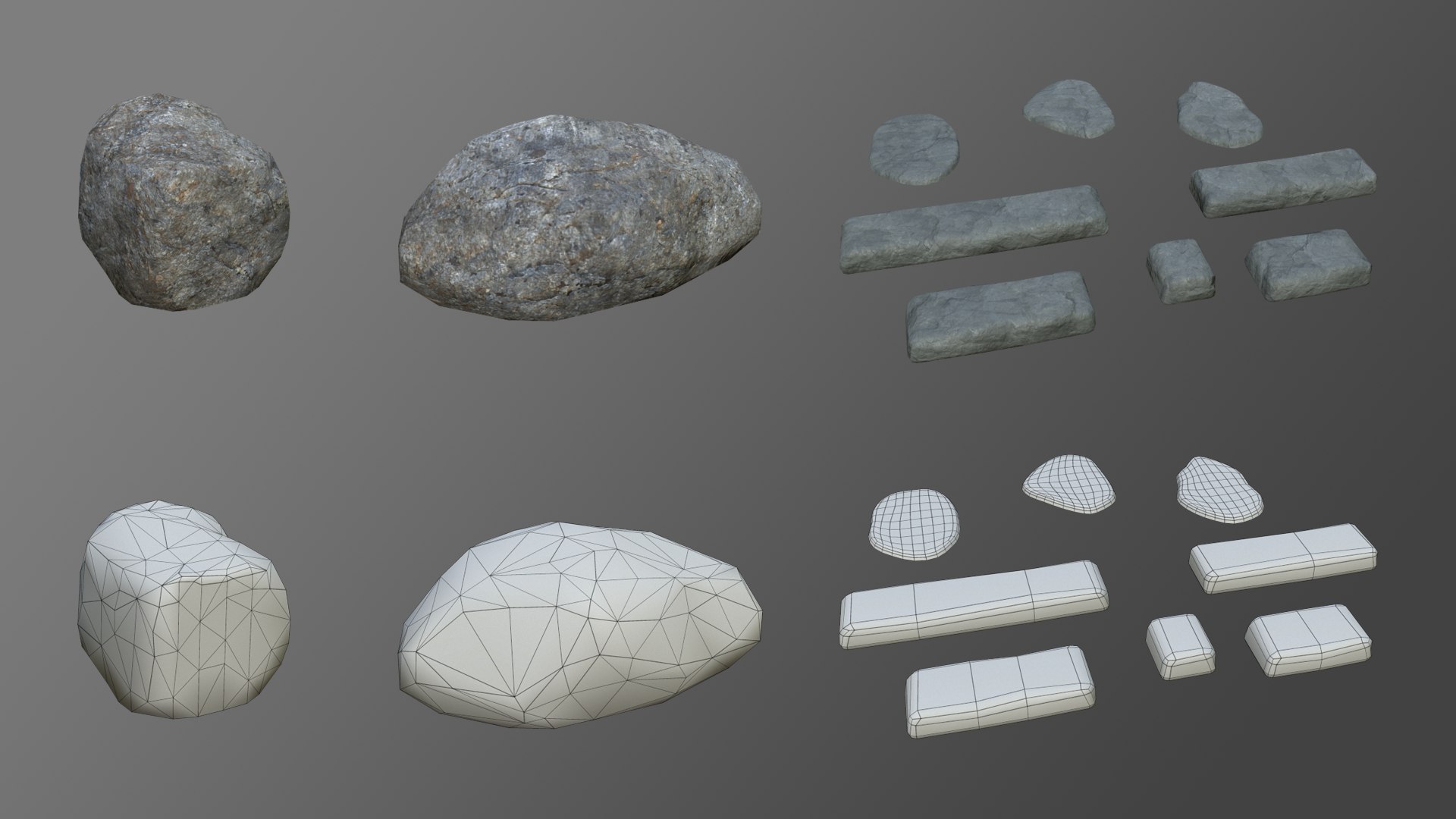 3d house props games model