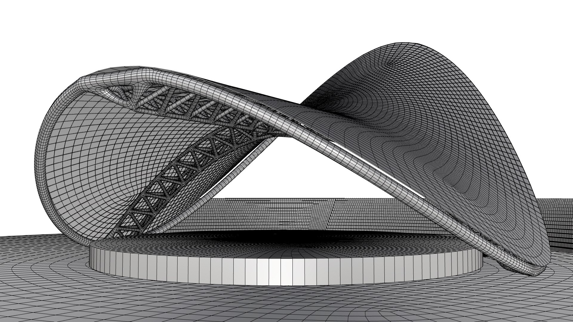 Outdoor Amphitheatre Stage 03 3D Model - TurboSquid 2356709