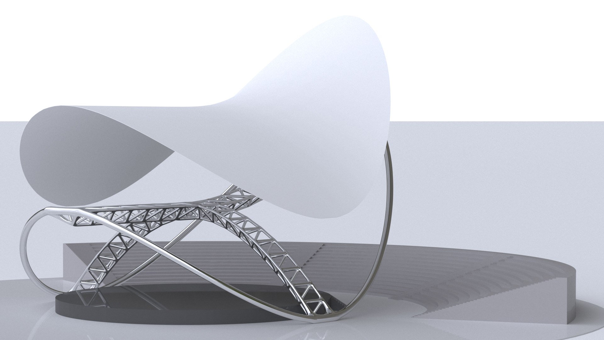 Outdoor Amphitheatre Stage 03 3D Model - TurboSquid 2356709