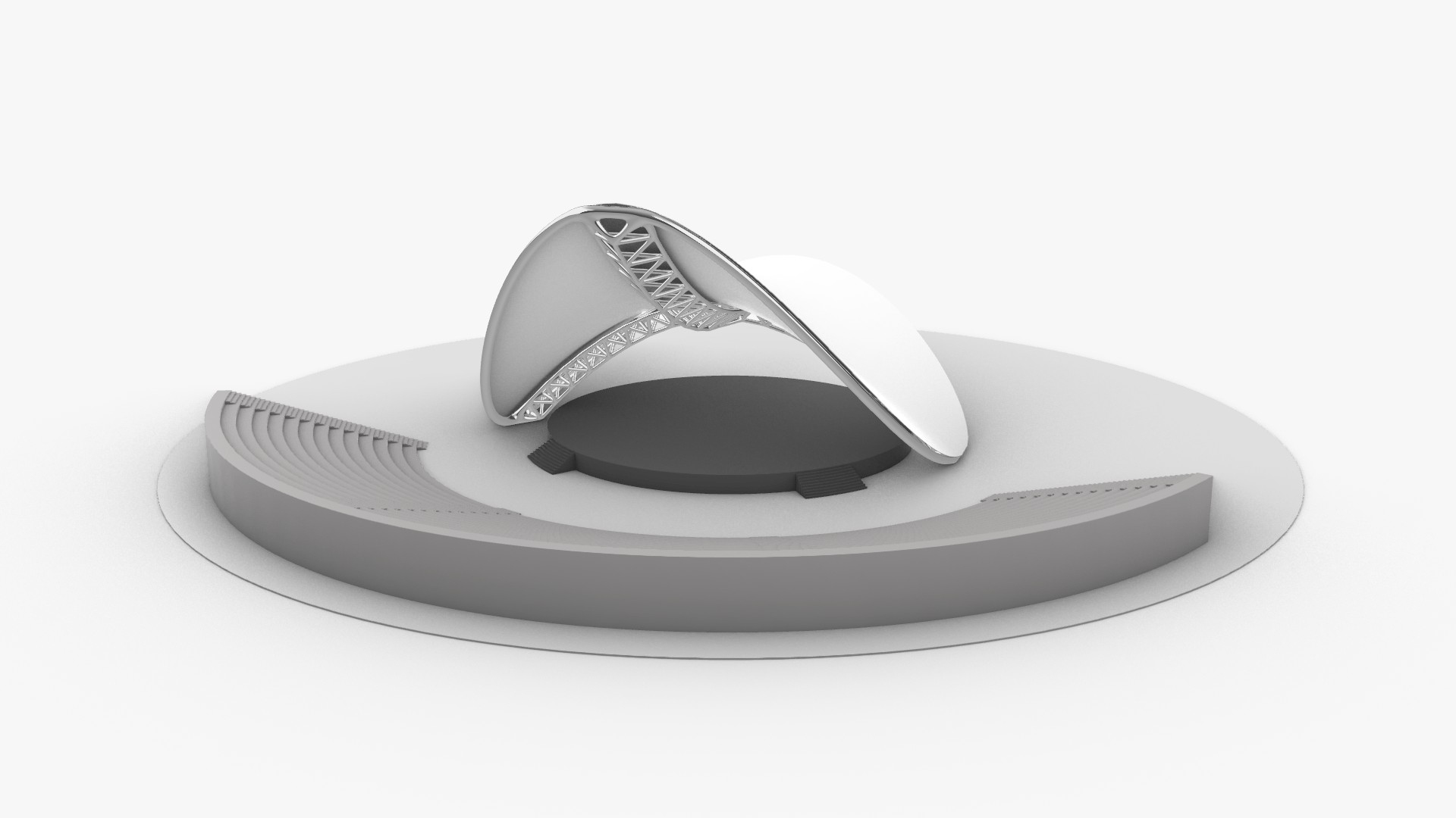 Outdoor Amphitheatre Stage 03 3D Model - TurboSquid 2356709