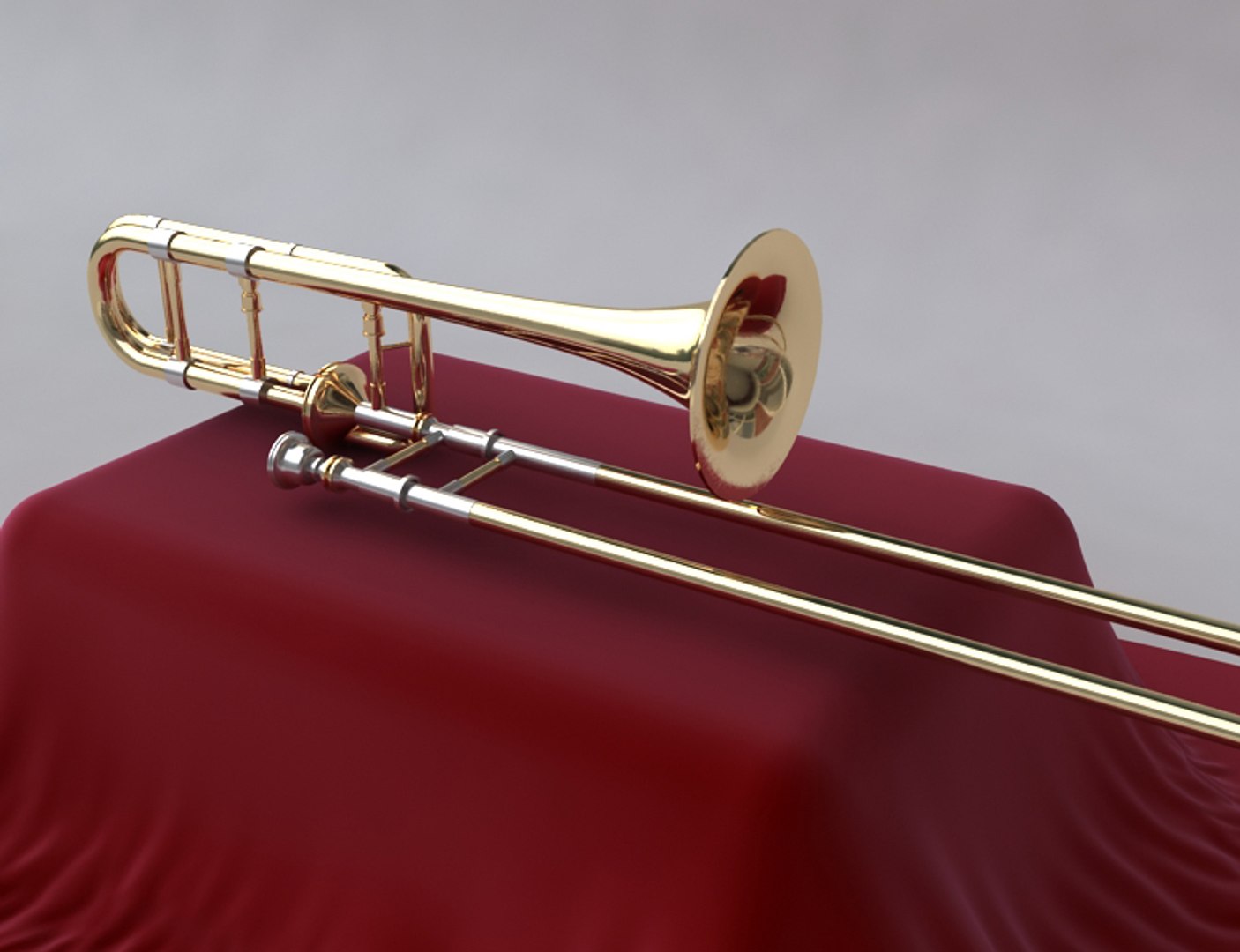 3d model trombone