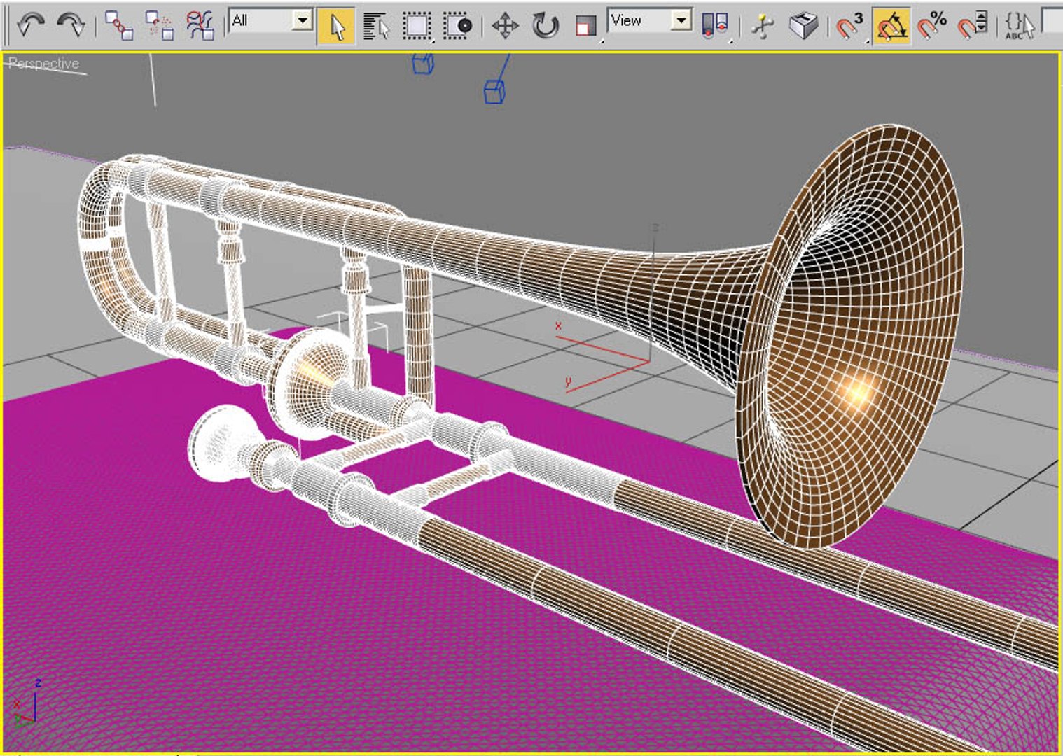 3d model trombone