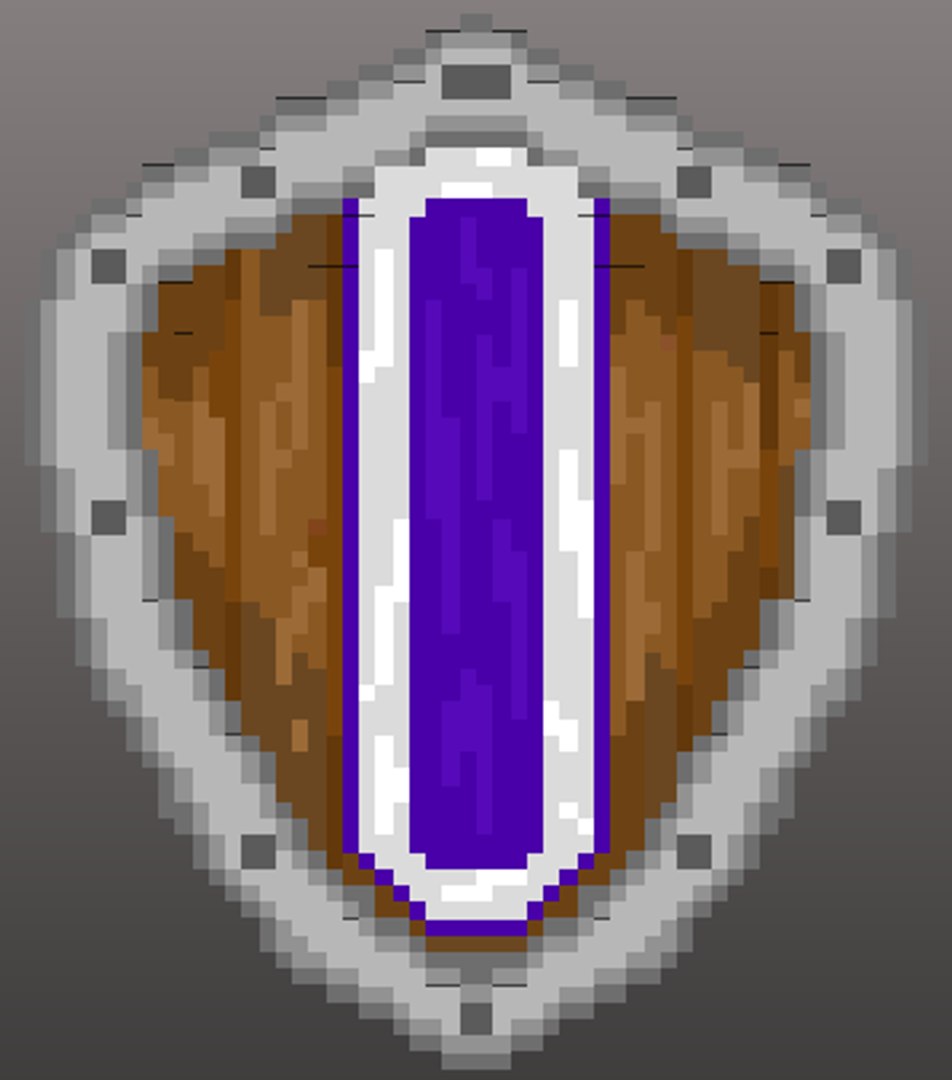 Voxel kite shield 3D | 1143710 | TurboSquid