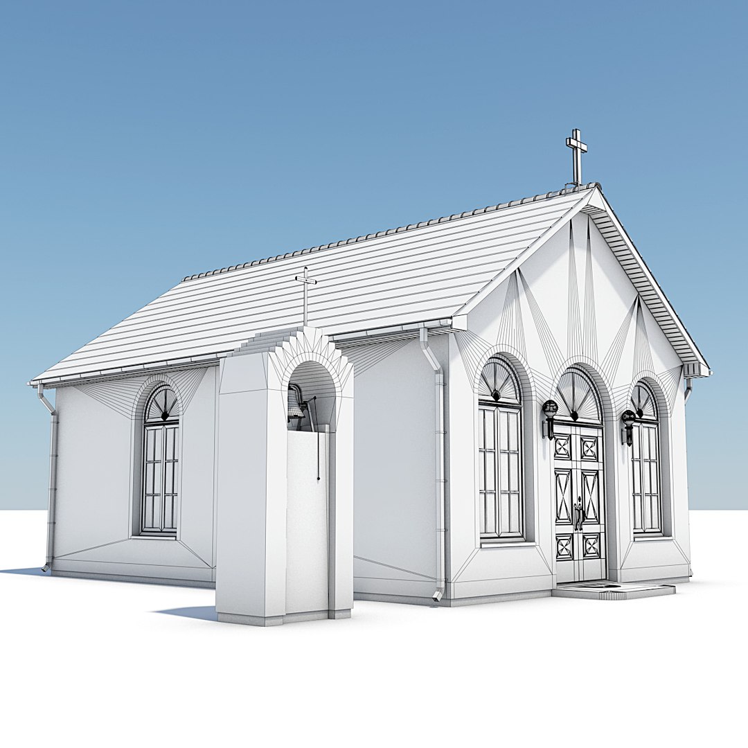 Chapel 3d Model
