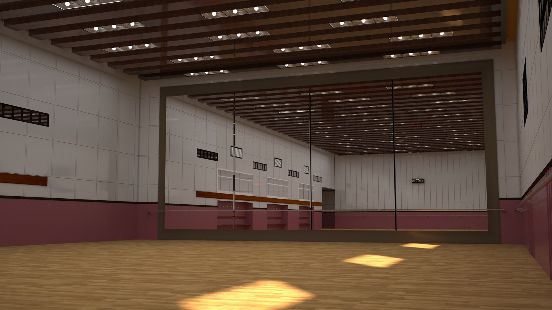 3D dance ballet hall - TurboSquid 1480239