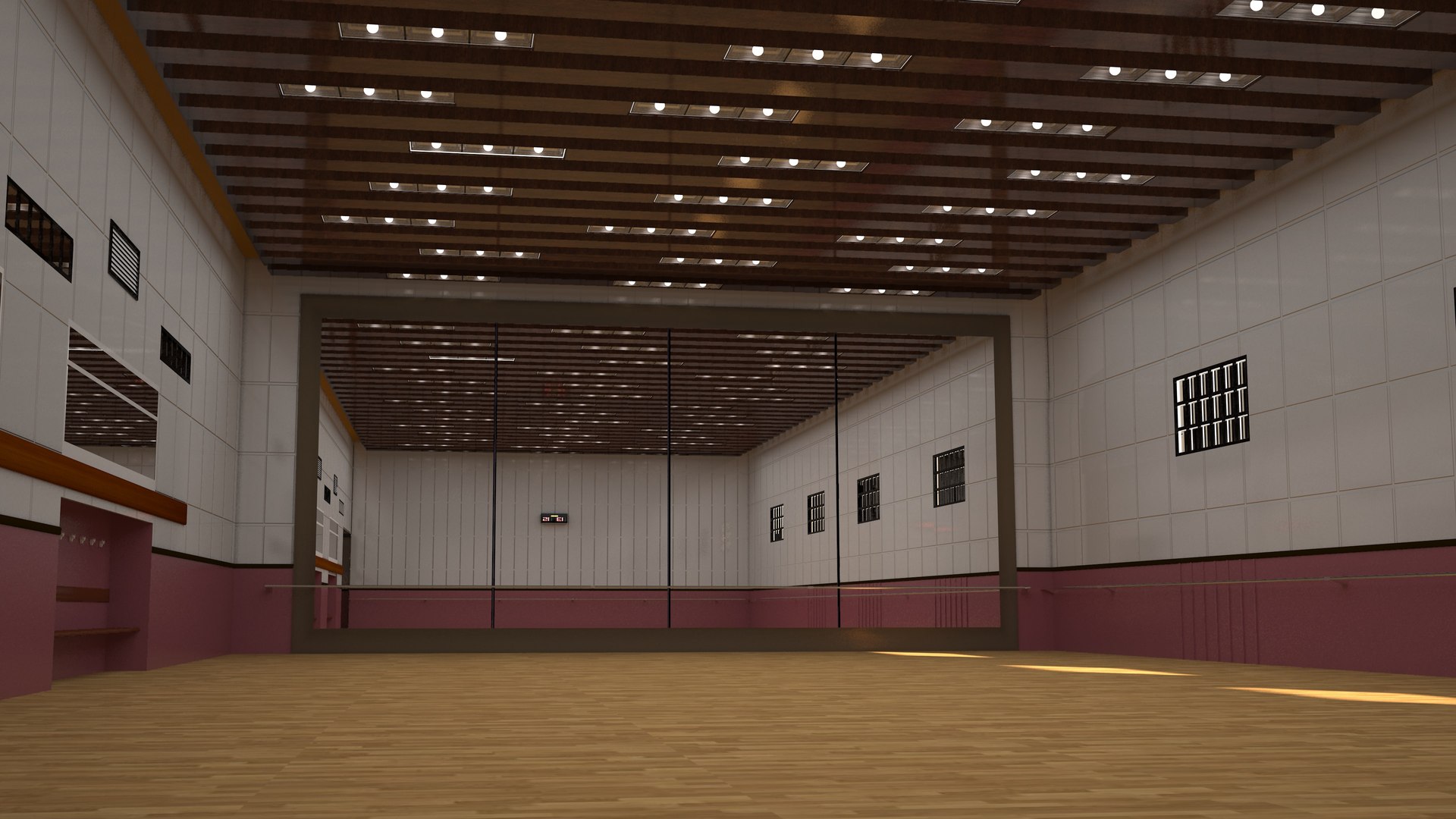 3D dance ballet hall - TurboSquid 1480239