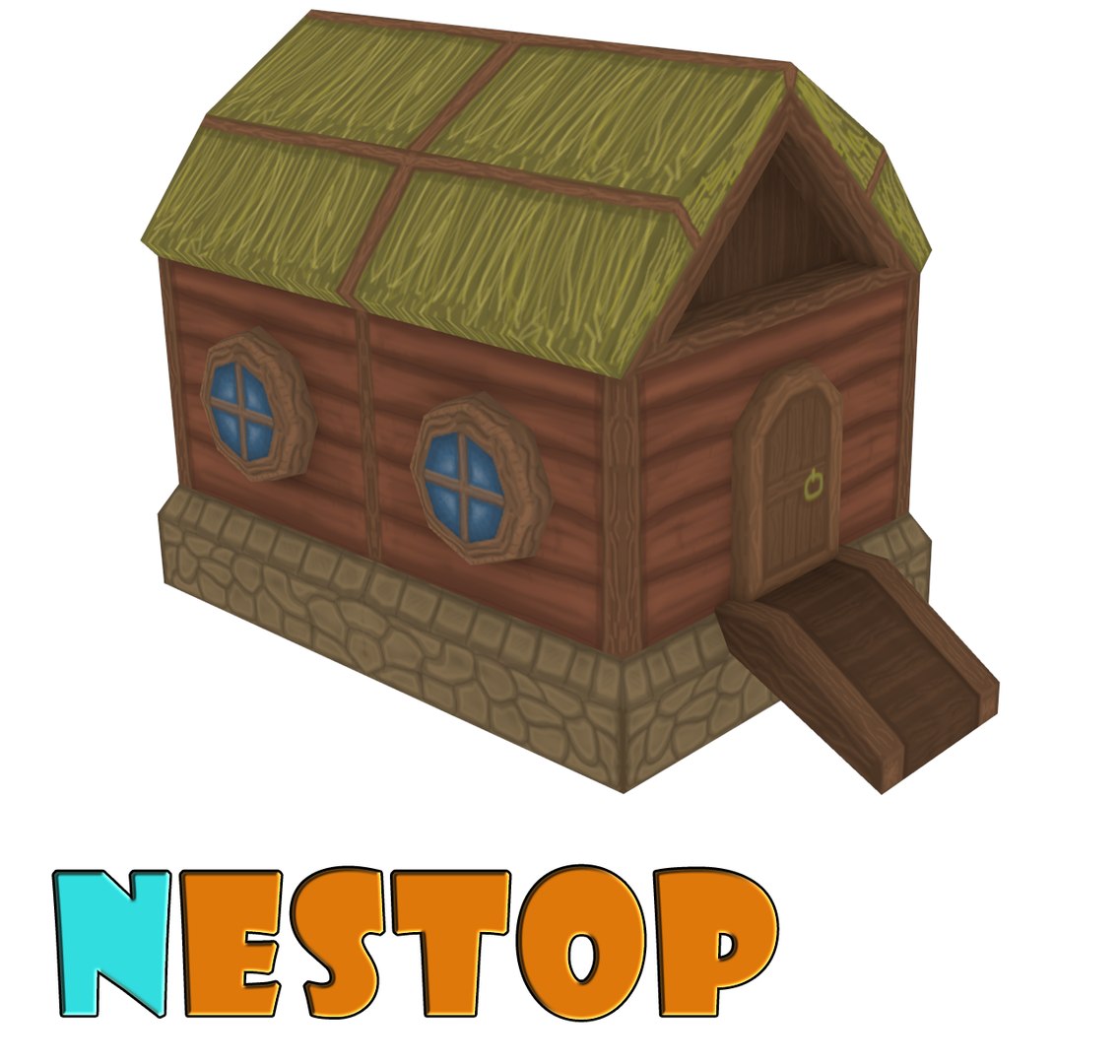 3d Hand Painted Model