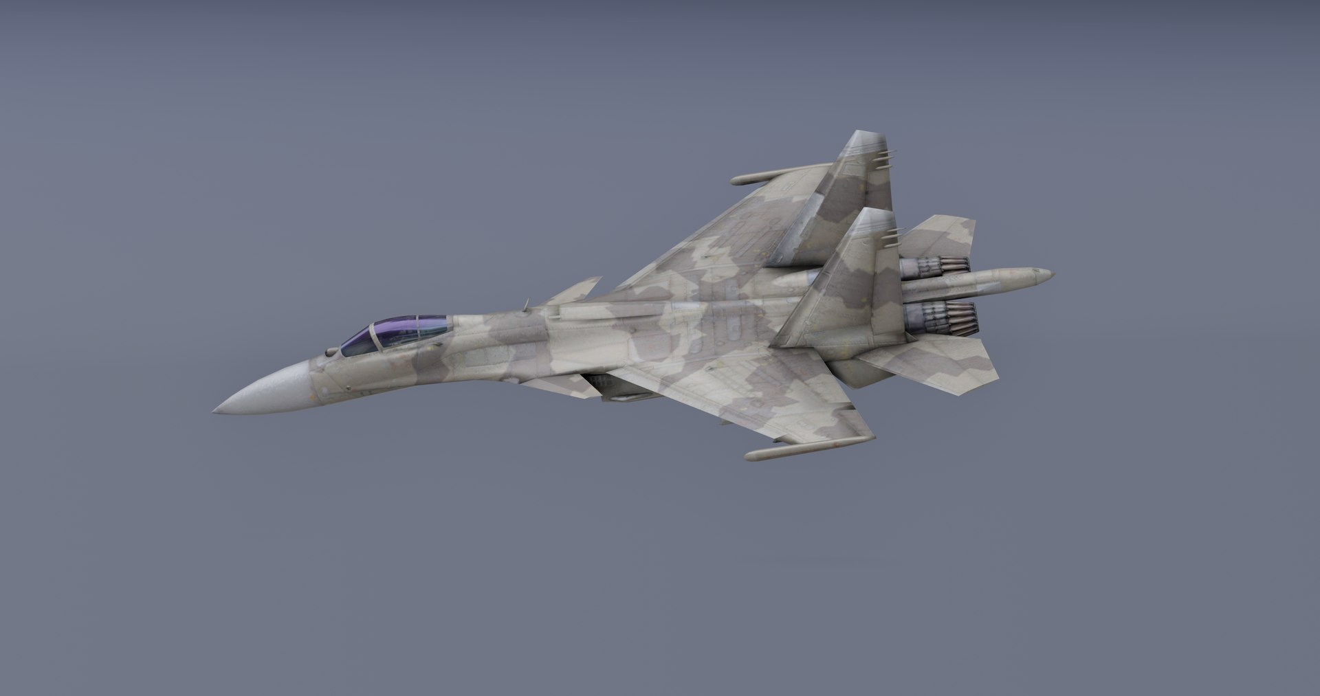 3D Su-37 Terminator v2 - TurboSquid 2140024