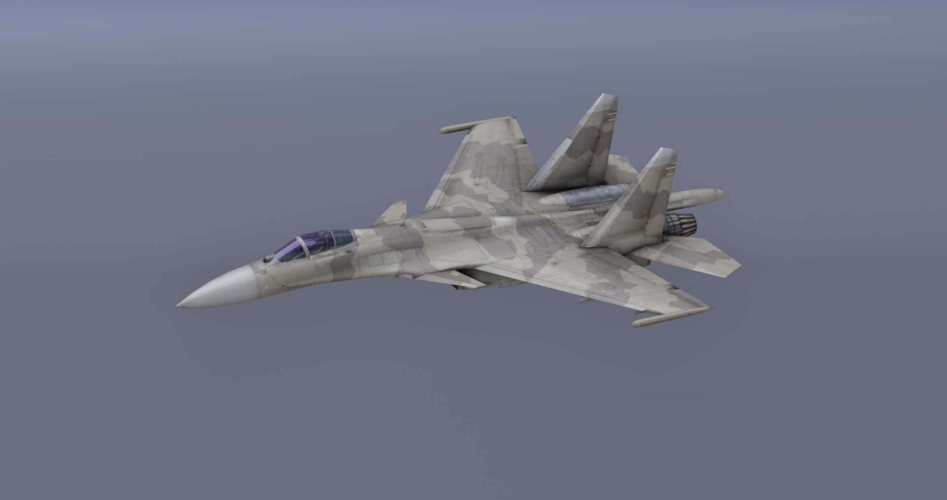 3D Su-37 Terminator v2 - TurboSquid 2140024