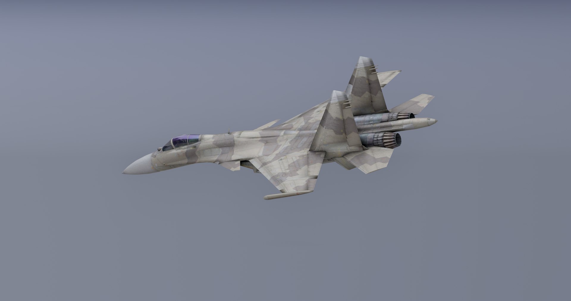 3D Su-37 Terminator v2 - TurboSquid 2140024