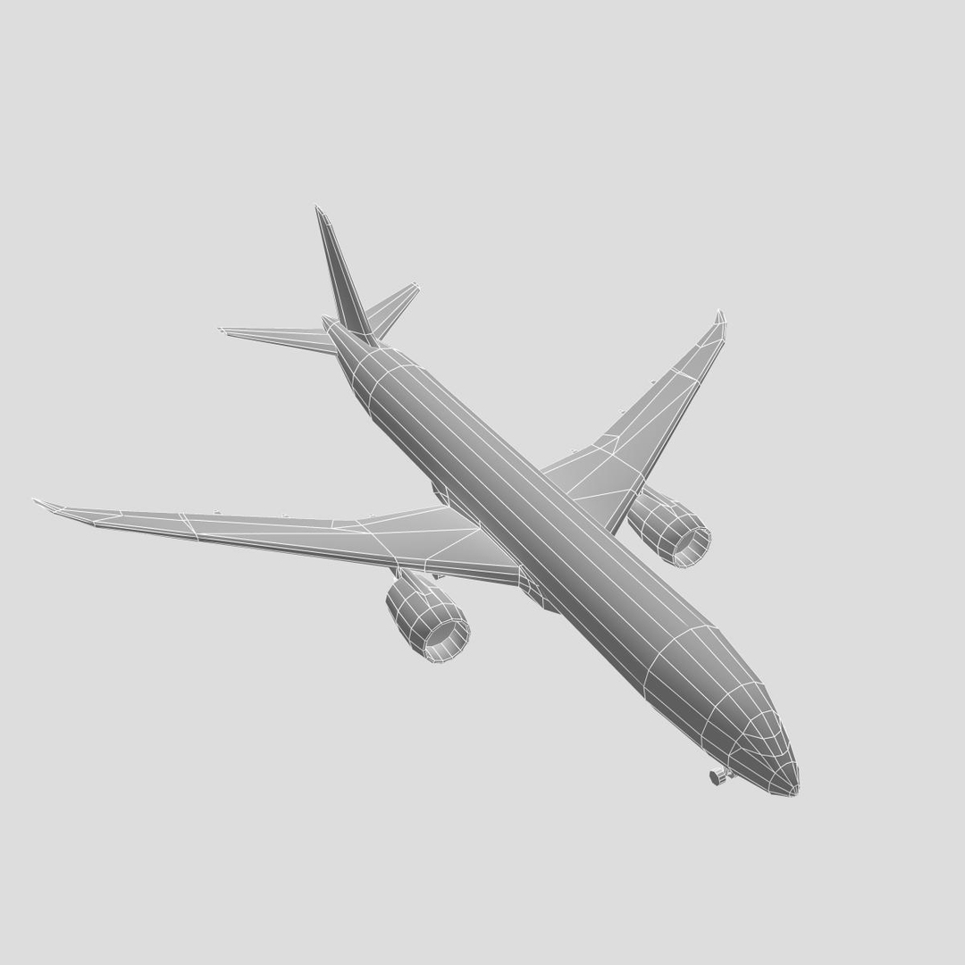 3d Boeing 787-9 Basic Model