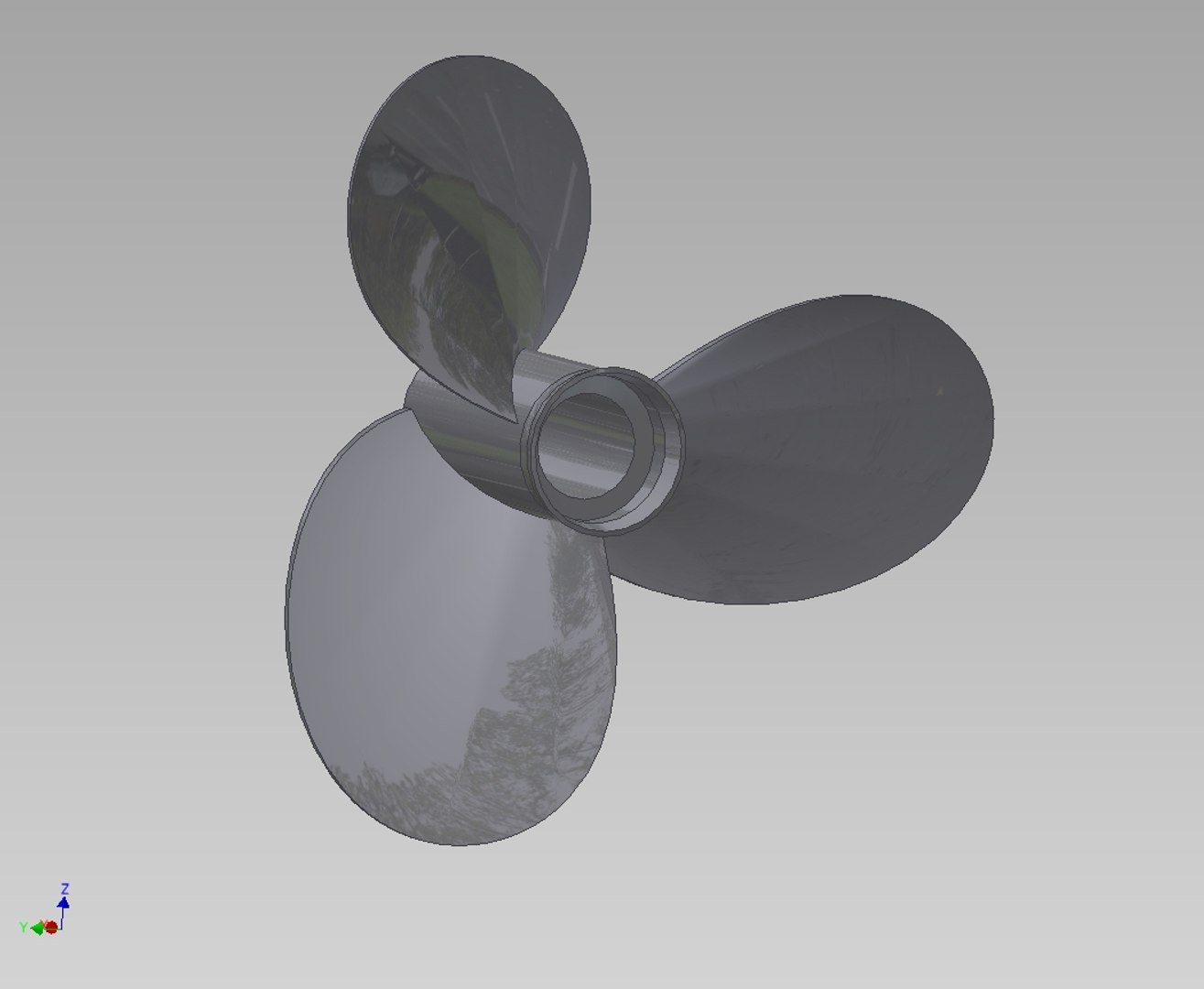 Propeller Inventor 3d Model